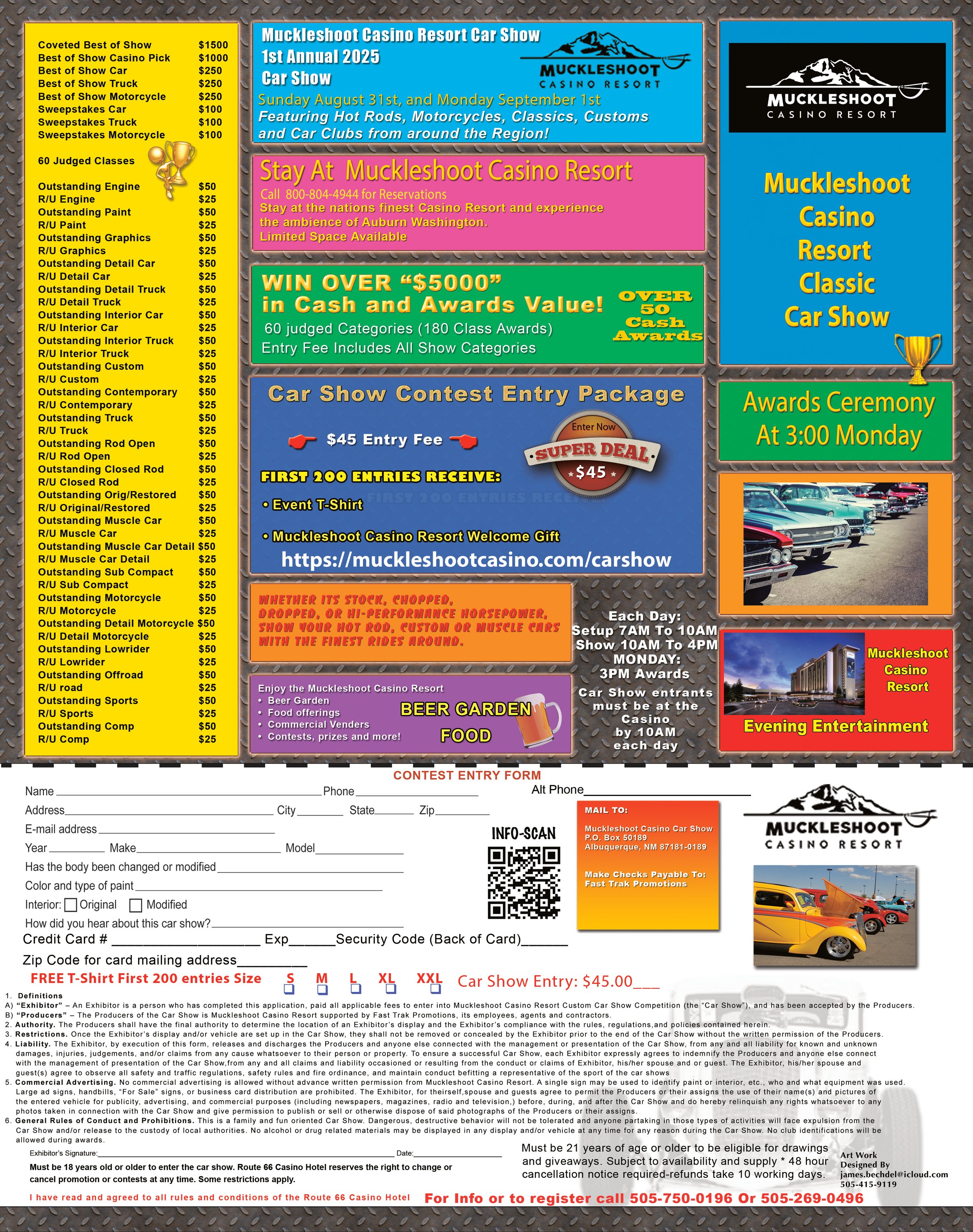 1st Annual Hot Rod & Custom Car Show | Muckleshoot Casino Resort